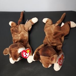 Ty | Toys | Ty Original Beanie Babies Pounce The Cat 997 Set Of 2 ...